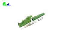 China Reusable E2000 APC Simplex 9 / 125μm Fiber Optic Connectors Green Color Quick Connector for sale