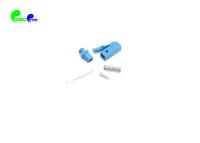 China Optical Fiber Connectors LC UPC Simplex 0.9mm Blue Portable Wide Operating Environment Temperature for sale