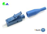 China Optical Fiber Connectors LC UPC Simplex 0.9mm Blue Portable Wide Operating Environment Temperature for sale