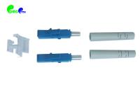 China Low Insertion Loss LC UPC Duplex SM Connector 2.0mm Boot Match With 1.6mm / 2.0mm Cable for sale