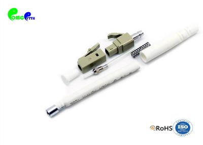 China Optical Fiber Connector Beige 2.0mm / 3.0mm LC PC Simplex 50 / 125μm Type For Patch Cable Assemblies for sale