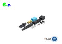 China Fiber Optic Connectors 12F MPO Female OM3 With 50 / 125μm Aqua Plastic China Made Brand for sale