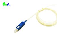 China Blockless SM 1310nm 1*2 Fiber Optic PLC Splitter With SC UPC Connector for sale