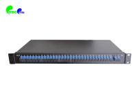 China Rack Mounted 9 / 125μm 1310nm 1*32 PLC Splitter With SC UPC Connector for sale