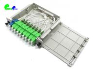 China Plug - In Plastic Fiber Optic PLC Splitter LC APC Connector Module With Wide Operating Wavelength Range for sale