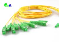 China Optical Fiber Plc Splitter Splice / Pigtailed ABS Module 1x8 2.0mm SC / APC Singlemode Long Lifespan for sale