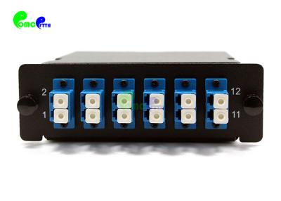 China 12F HD MTP To LC Cassette Duplex 12F SM Type A For Rack Mount MPO / MTP 4 Slots Patch Panel for sale