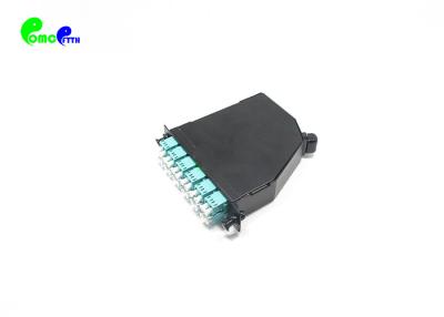 China MPO Cassette Patch Panel Small Design Multimode MPO MTP Cassette 29.3x130x113mm for sale