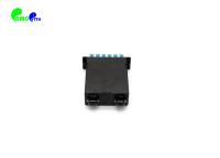 China MTP Fiber Cassette 2 x MTP male -12 x LC Duplex 24F OM3 50 /125μm Low Power Penalties Protective High Speed 35x109x118mm for sale