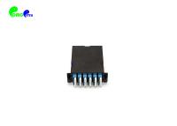 China MTP Fiber Cassette 2 x MTP male -12 x LC Duplex 24F OM3 50 /125μm Low Power Penalties Protective High Speed 35x109x118mm for sale