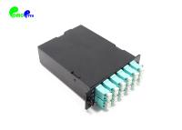 China High Speed MPO MTP Cassette Small Design Metallic Shell Fiber Optic Cassette for sale