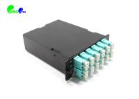 China High Speed MPO MTP Cassette Small Design Metallic Shell Fiber Optic Cassette for sale