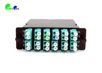 China OM3 MPO MTP Cassette High Strength CRS Metal Material 24F 50 / 125μm MPO Patch Panel for sale