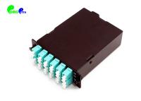 China OM3 MPO MTP Cassette High Strength CRS Metal Material 24F 50 / 125μm MPO Patch Panel for sale