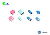 China 0.2dB LC SC Connector SM MM Fiber Optic Adapter Alignment Sleeves for sale