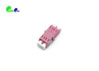 China OM4 LC Magenta SC Footprint Optical Fiber Adapter Ceramic Sleeve for sale