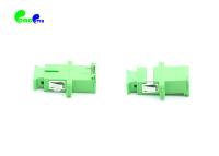 China Ceramic Sleeve Flangeless SC APC Fiber Optic Adapter for sale