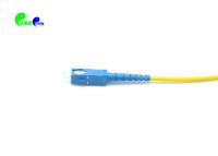 China Simplex SC APC - SC UPC OS2 Fiber Optic Patch Cable LSZH 3.0mm Fiber Patch Cord Jumper for sale
