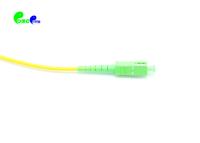 China Simplex SC APC - SC UPC OS2 Fiber Optic Patch Cable LSZH 3.0mm Fiber Patch Cord Jumper for sale