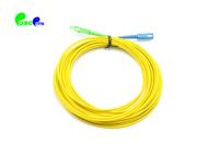 China Simplex SC APC - SC UPC OS2 Fiber Optic Patch Cable LSZH 3.0mm Fiber Patch Cord Jumper for sale