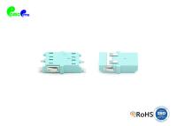 China Duplex TF LC/UPC OM3 50/125um Non Flange Fiber Coupler for sale