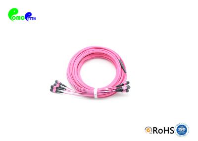 China Female 50/125 LSZH OM3 48F 96F MPO MTP Trunk Cable for sale