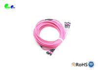 China Female 50/125 LSZH OM3 48F 96F MPO MTP Trunk Cable for sale