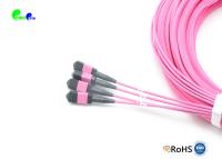 China Female 50/125 LSZH OM3 48F 96F MPO MTP Trunk Cable for sale