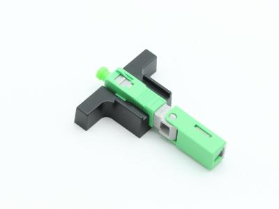 China FTTH T Type 50N SC SM APC Assembly Connector For Drop Cable for sale