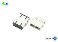 China Multimode 5.9N TF SC Flangeless Fiber Optic Adapter PBT for sale