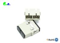 China Multimode 5.9N TF SC Flangeless Fiber Optic Adapter PBT for sale