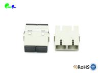 China Multimode 5.9N TF SC Flangeless Fiber Optic Adapter PBT for sale