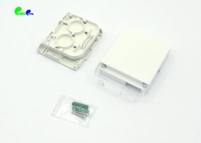 China 1 2 Ports FTTH Products Fiber Optic Enclosures Wall Mount Termination Box for sale