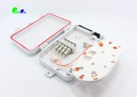 China Indoor Outdoor FTTH Fiber Optic Distribution Box SC 4 Cores Fiber Terminal Box for sale