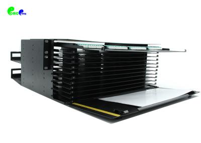 China 19' 4U 576F Rack Mount MTP MPO Cassette Patch Panel With Various Adapter for sale