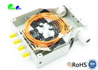 China ST Rack Mount 4F Fiber Terminal Box Din Rail Optical Splice Closure for sale