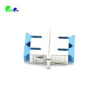 China Full Flange SC UPC Duplex Fiber Optic Adapter Singlemode Metal Material for sale