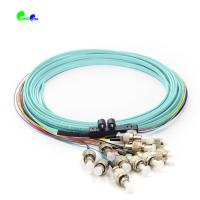 China 12F FC APC G657A1 Single Mode Fiber Pigtails Fanout 0.9mm Tails IEM Grade B for sale