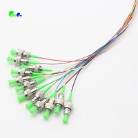 China 12F FC APC G657A1 Single Mode Fiber Pigtails Fanout 0.9mm Tails IEM Grade B for sale