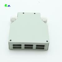 China Din Rail FTTX Fiber Terminal Box 6 Port SC Duplex Optical Junction Box for sale
