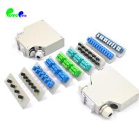 China Din Rail FTTX Fiber Terminal Box 6 Port SC Duplex Optical Junction Box for sale