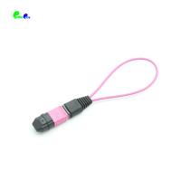 China 12 Fibers MTP Fiber Optic Patch Cables Multimode Fiber MPO Loopback Cable for sale