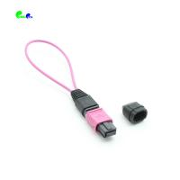 China 12 Fibers MTP Fiber Optic Patch Cables Multimode Fiber MPO Loopback Cable for sale
