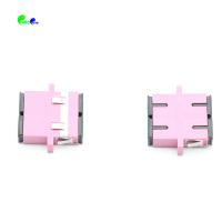 China SC Duplex Reinforced TF Type Fiber Optic Adapter With Full Flange Plastic for sale