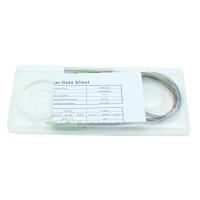 China Singlemode Fiber Optic Splitter SC APC Blockless Fiber PLC Splitter 1x6 for sale