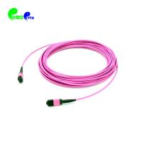 China High quality MPO - MPO trunk cable with SM OM3 OM4 OM5 of 12F , 24F , 48F , 72F , 96F , 144F cable with OEM service for sale