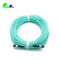 China High quality MPO - MPO trunk cable with SM OM3 OM4 OM5 of 12F , 24F , 48F , 72F , 96F , 144F cable with OEM service for sale