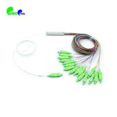 China 1x16 1x32 Blockless Fiber Optic Splitter ABS Cassette Modular With Connector for sale