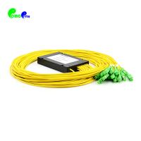 China 1x16 1x32 Blockless Fiber Optic Splitter ABS Cassette Modular With Connector for sale