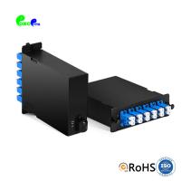China 12F MPO Patch Panel LGX Cassette With SM OM3 OM4 OM5 Cable for sale